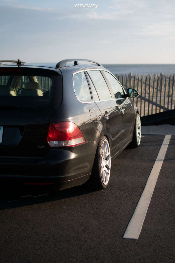 2014 Volkswagen Jetta TDI with 18x8 OEM Wheels Style 197 and Leao ...