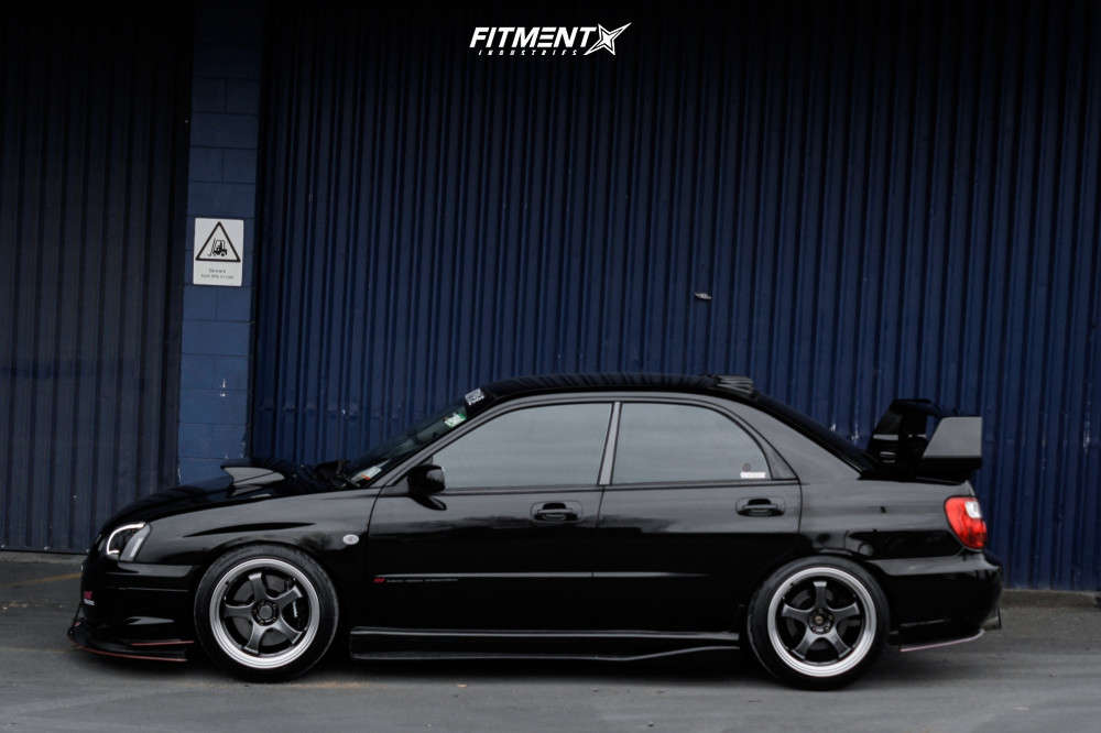 2003 Subaru WRX Base with 18x9.5 Rota D2 and Hankook 245x40 on ...