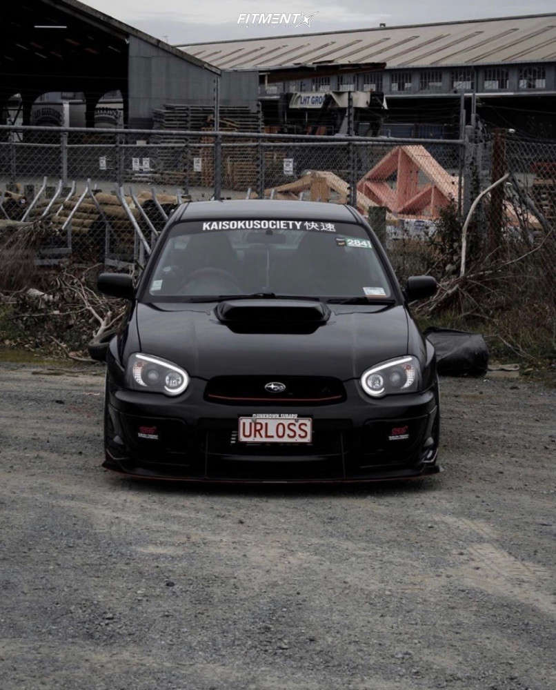 2003 Subaru WRX Base with 18x9.5 Rota D2 and Hankook 245x40 on ...