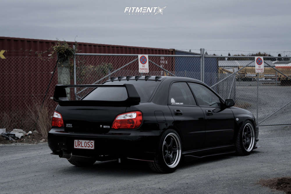 2003 Subaru WRX Base with 18x9.5 Rota D2 and Hankook 245x40 on ...