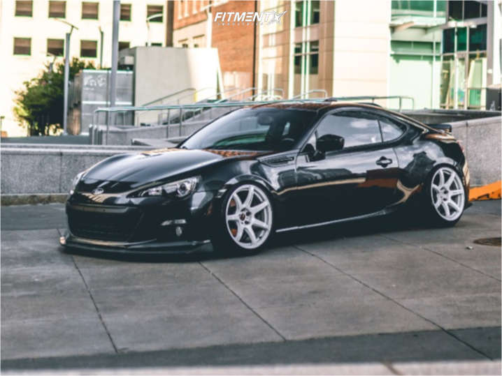 2014 Subaru BRZ Limited with 18x9.5 Work Emotion T7r and Nankang 215x40 ...