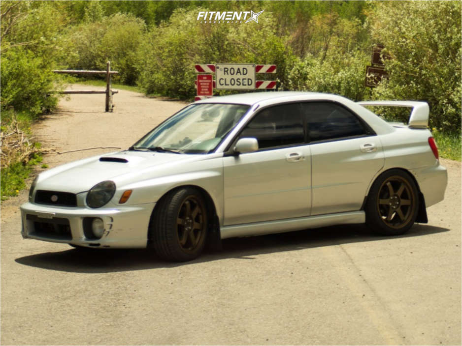 2002 Subaru WRX WRX with 18x8.5 Rota Grid and Nankang 245x40 on ...