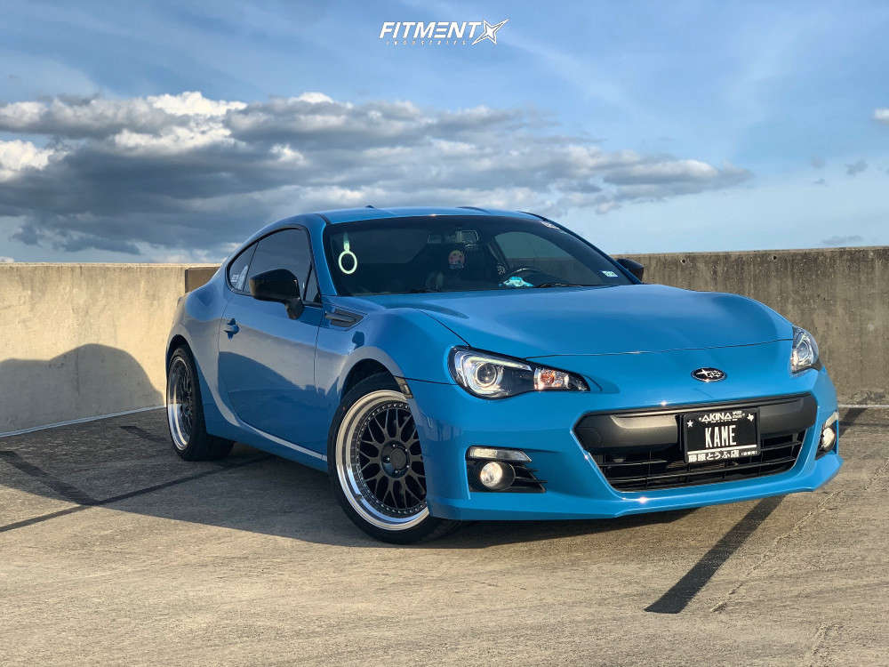 2016 Subaru BRZ Series.HyperBlue with 18x8.5 ESR Sr01 and Nexen 245x35 on Stock Suspension ...