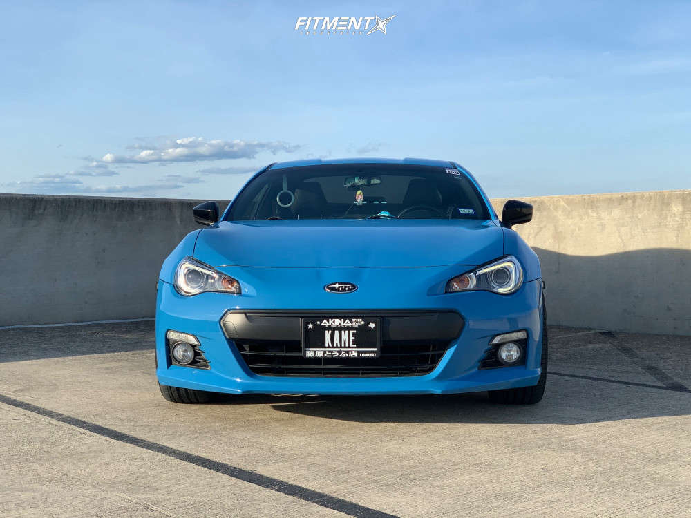 2016 Subaru BRZ Series.HyperBlue with 18x8.5 ESR Sr01 and Nexen 245x35 on Stock Suspension ...