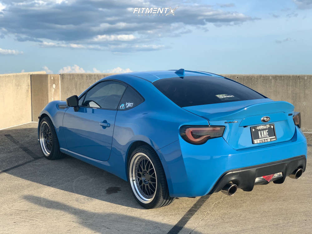2016 Subaru BRZ Series.HyperBlue with 18x8.5 ESR Sr01 and Nexen 245x35 on Stock Suspension ...