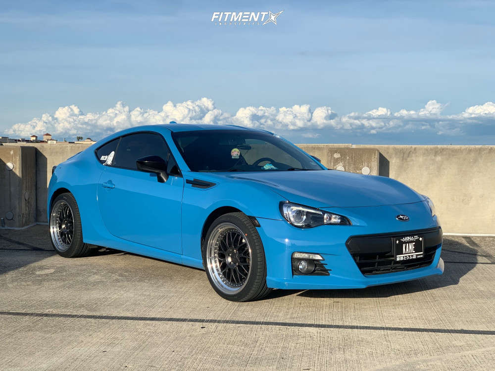 2016 Subaru BRZ Series.HyperBlue with 18x8.5 ESR Sr01 and Nexen 245x35 on Stock Suspension ...