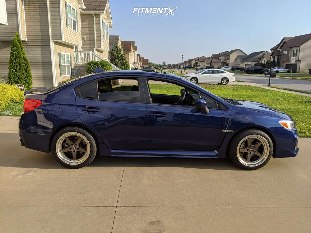 2018 Subaru WRX Premium with 18x9.5 ESR Cs5 and Nankang 255x40 on Stock ...