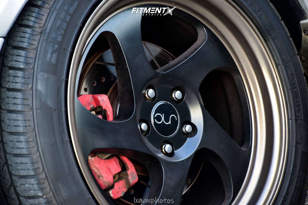 2004 Dodge Neon SRT-4 with 17x8 JNC JNC034 and Milestar 205x50 on ...