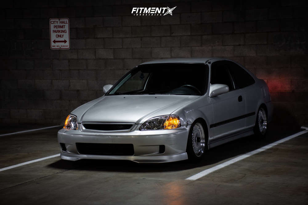 2000 Honda Civic HX with 15x7 Enkei 92 and Kumho 195x50 on Coilovers ...