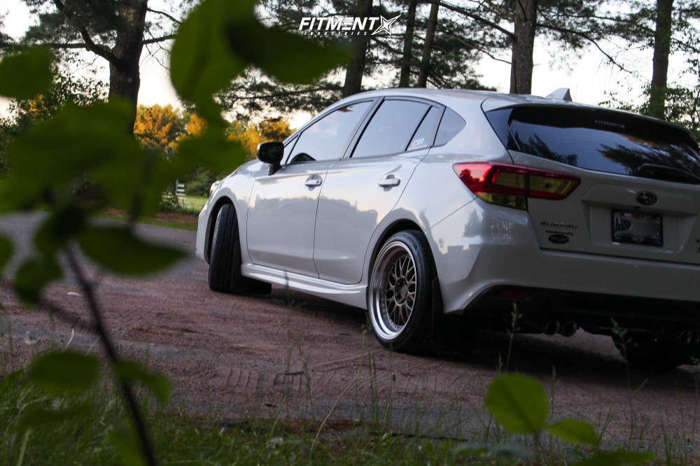 2019 Subaru Impreza Sport with 18x9.5 ESR Sr01 and Hankook 225x40 on ...
