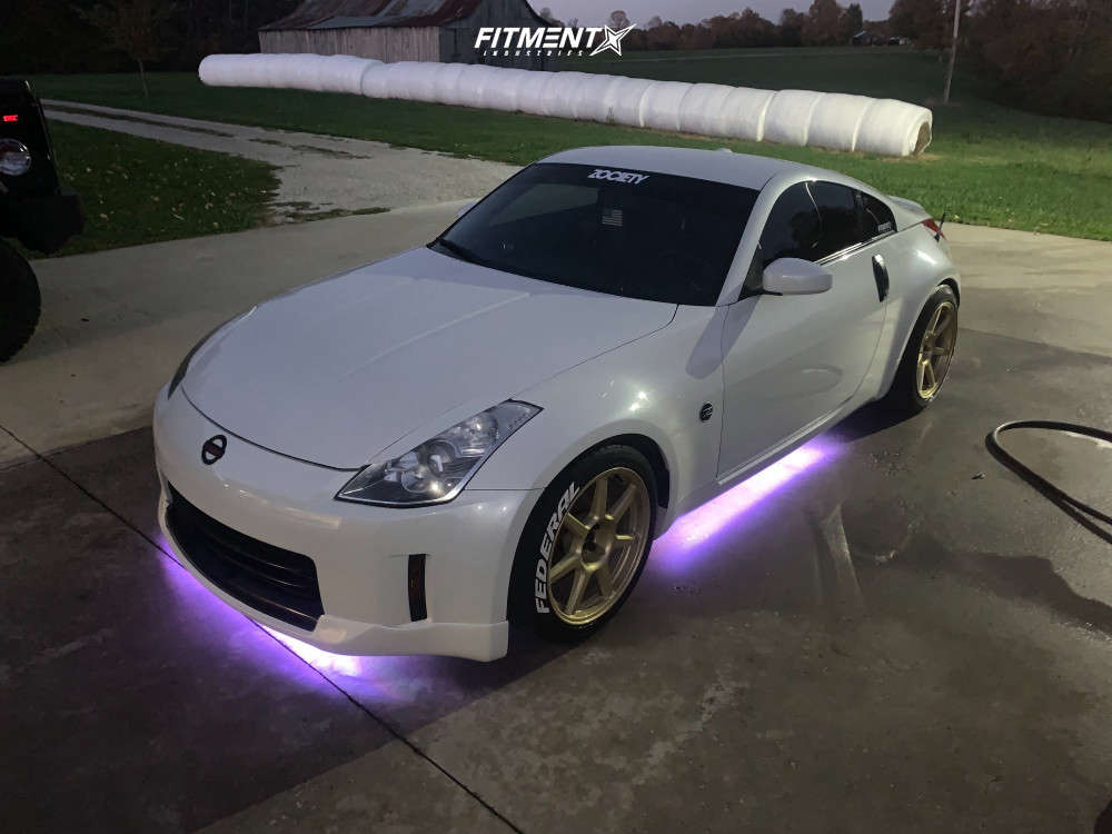 2006 Nissan 350Z Grand Touring with 18x9 Konig Ultraform and Federal ...