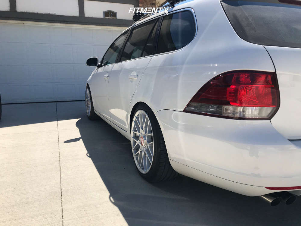 2011 Volkswagen Golf SportWagen TDI with 18x8.5 Rotiform Rse and Falken ...