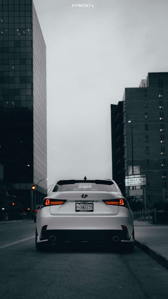 2016 Lexus IS300 Base with 18x8.5 ESR Sr12 and Nankang 235x40 on Stock ...