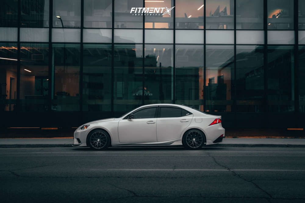 2016 Lexus IS300 Base with 18x8.5 ESR Sr12 and Nankang 235x40 on Stock ...