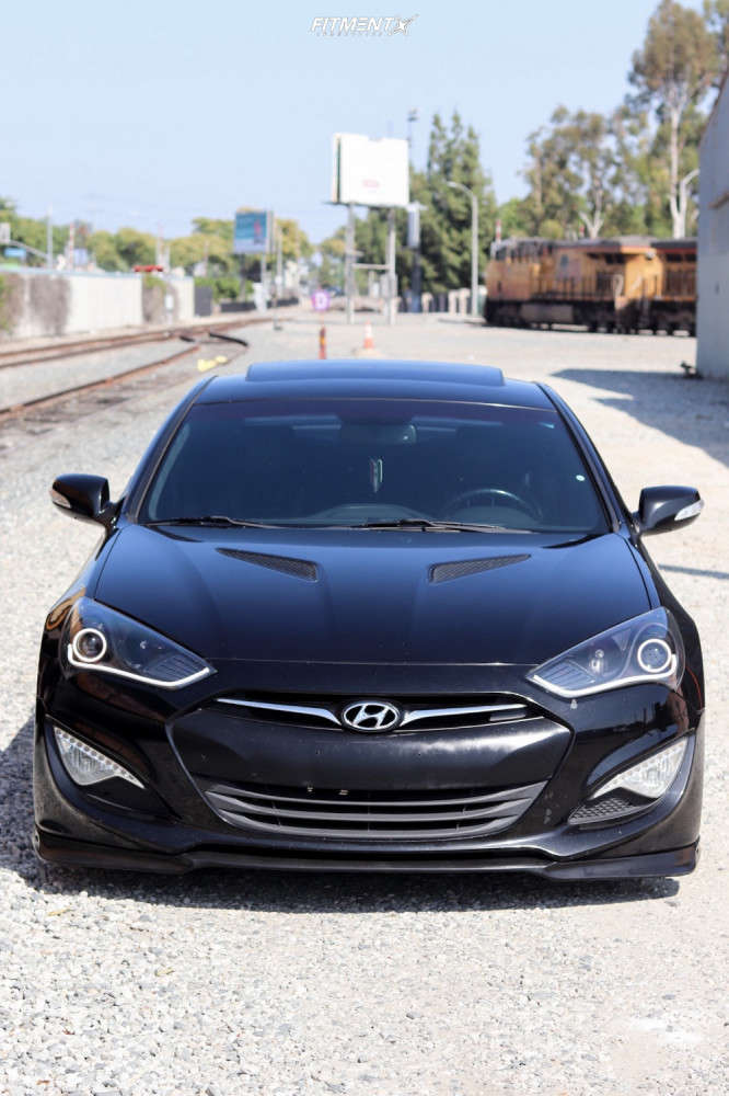 2013 Hyundai Genesis Coupe 3.8 Track with 19x8.5 BBS Ci-r and Toyo ...