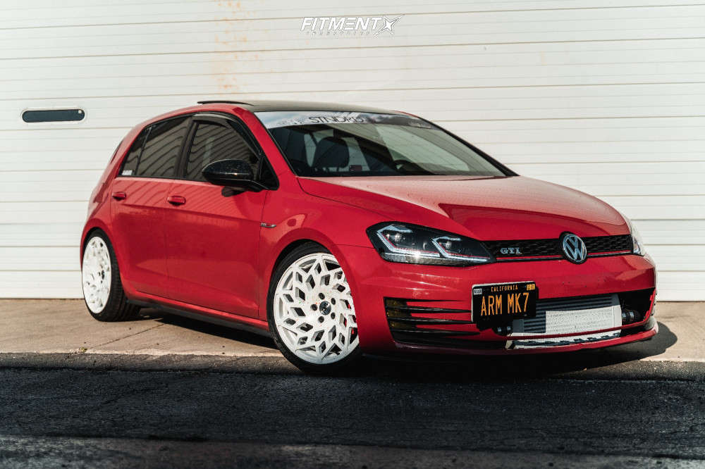 2015 Volkswagen GTI Autobahn with 18x8.5 WatercooledIND Md1 and Toyo ...