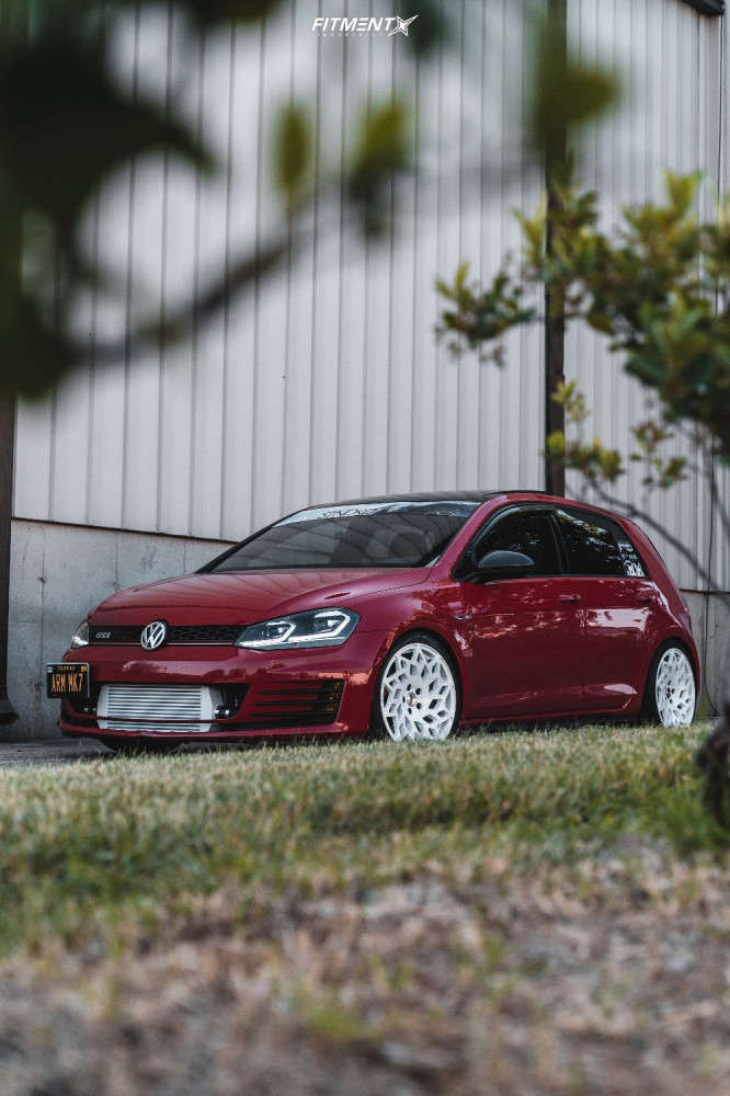 2015 Volkswagen GTI Autobahn with 18x8.5 WatercooledIND Md1 and Toyo ...