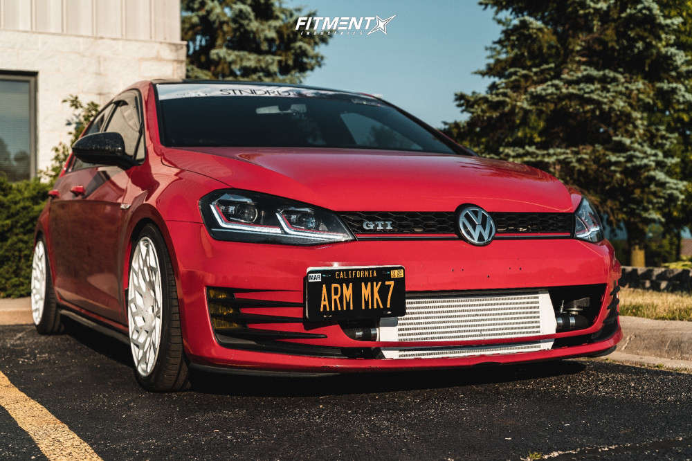 2015 Volkswagen GTI Autobahn with 18x8.5 WatercooledIND Md1 and Toyo ...