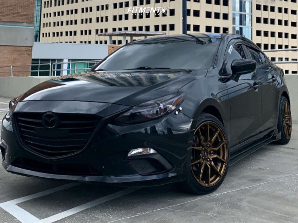 2015 Mazda 3 I Sport with 18x8.5 Option Lab R716 and Velozza 225x45 on ...