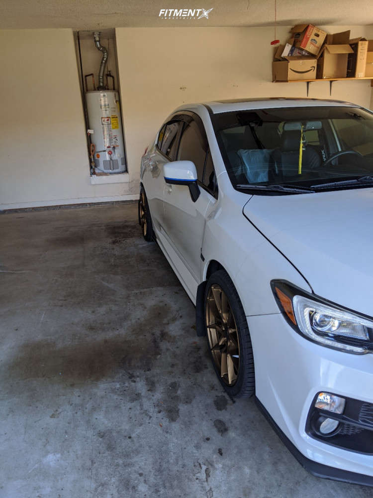 2015 Subaru WRX Limited with 18x8.5 Option Lab R716 and Continental ...