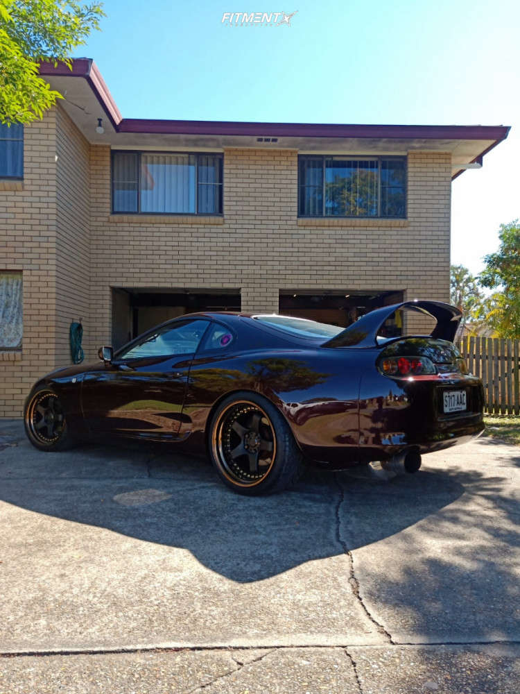 1995 Toyota Supra Twin Turbo with 19x9.5 Work Gt5 and Federal 245x35 on ...