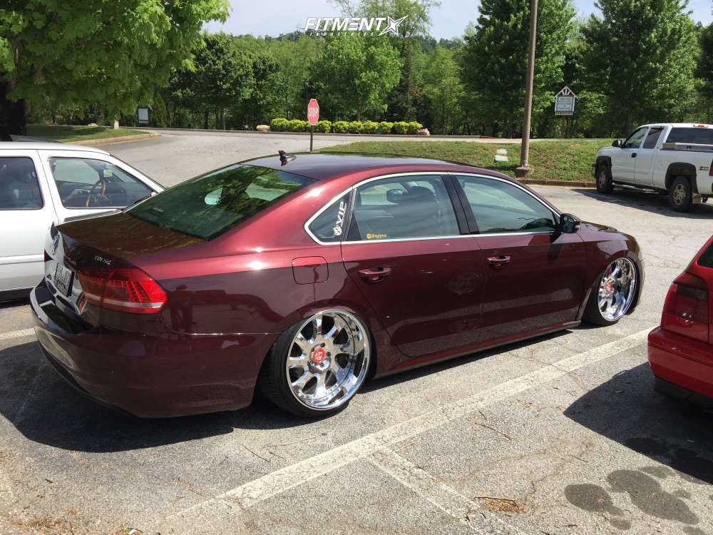 2013 Volkswagen Passat TDI SE with 19x10 VIP Modular VR12 and Achilles ...