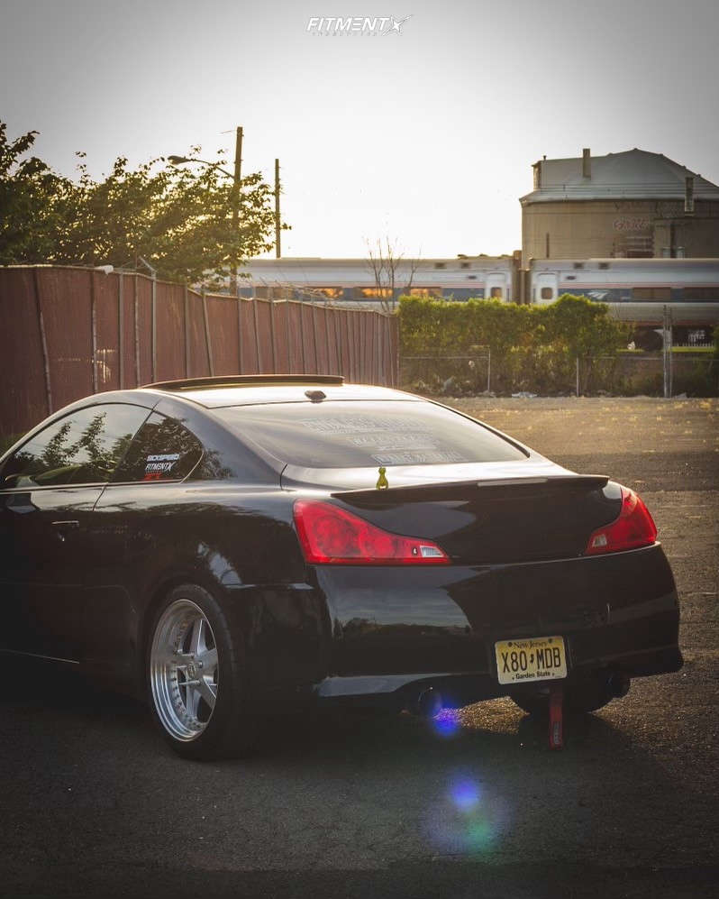 2009 INFINITI G37 X with 19x9.5 ESR SR04 and Federal 245x40 on ...
