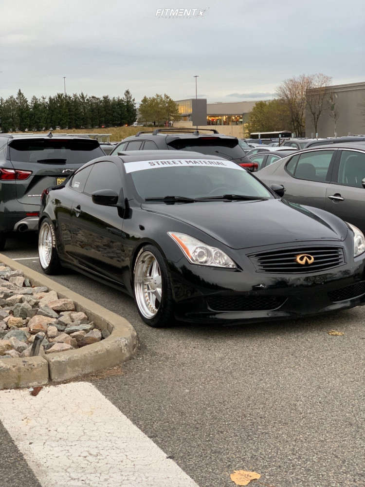 2009 INFINITI G37 X with 19x9.5 ESR SR04 and Federal 245x40 on ...