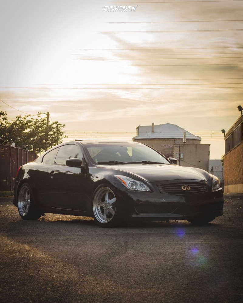 2009 INFINITI G37 X with 19x9.5 ESR SR04 and Federal 245x40 on ...