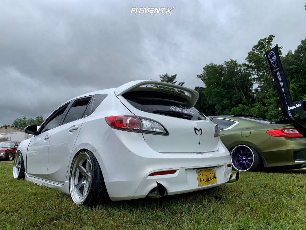 2012 Mazda 3 Mazdaspeed with 18x9.5 Aodhan Ds05 and Achilles 225x40 on ...