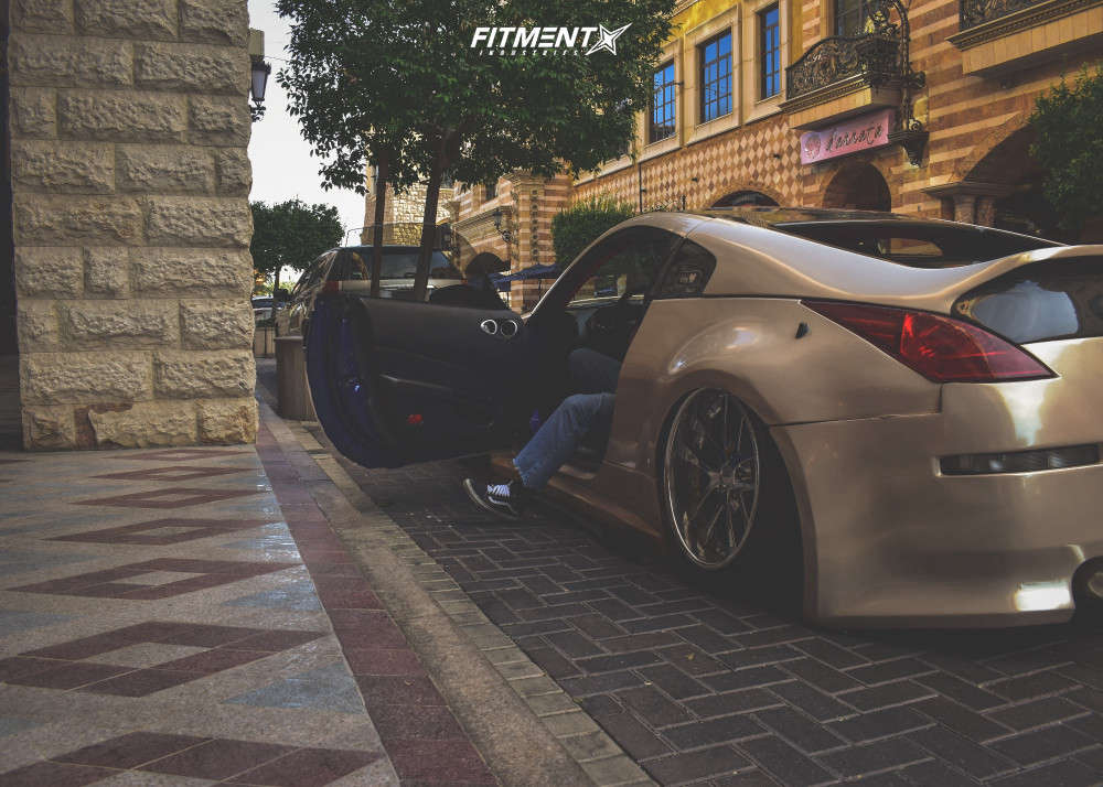 2003 Nissan 350Z Base with 19x11 Weds Lxz and Lionhart 225x35 on Air ...