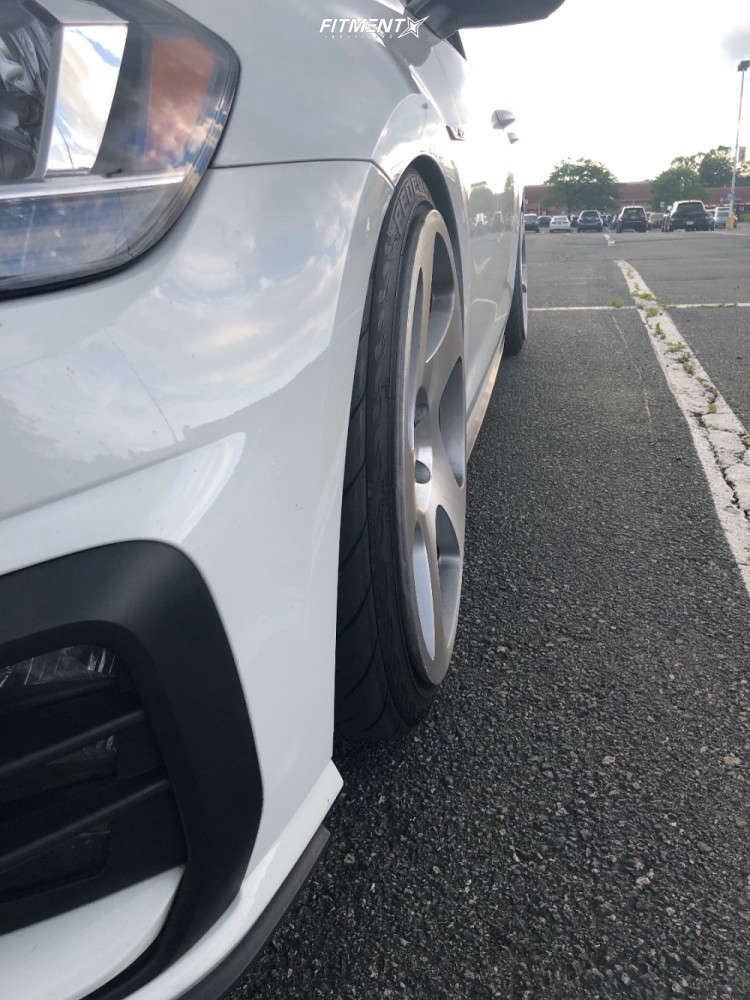 2019 Volkswagen GTI S with 18x8.5 Rotiform Tmb and Federal 205x40 on ...