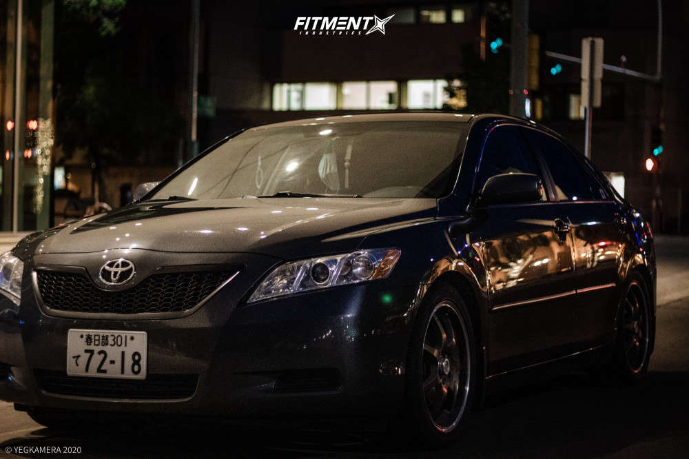 2007 Toyota Camry LE with 18x7.5 Konig Next and Continental 245x40 on ...