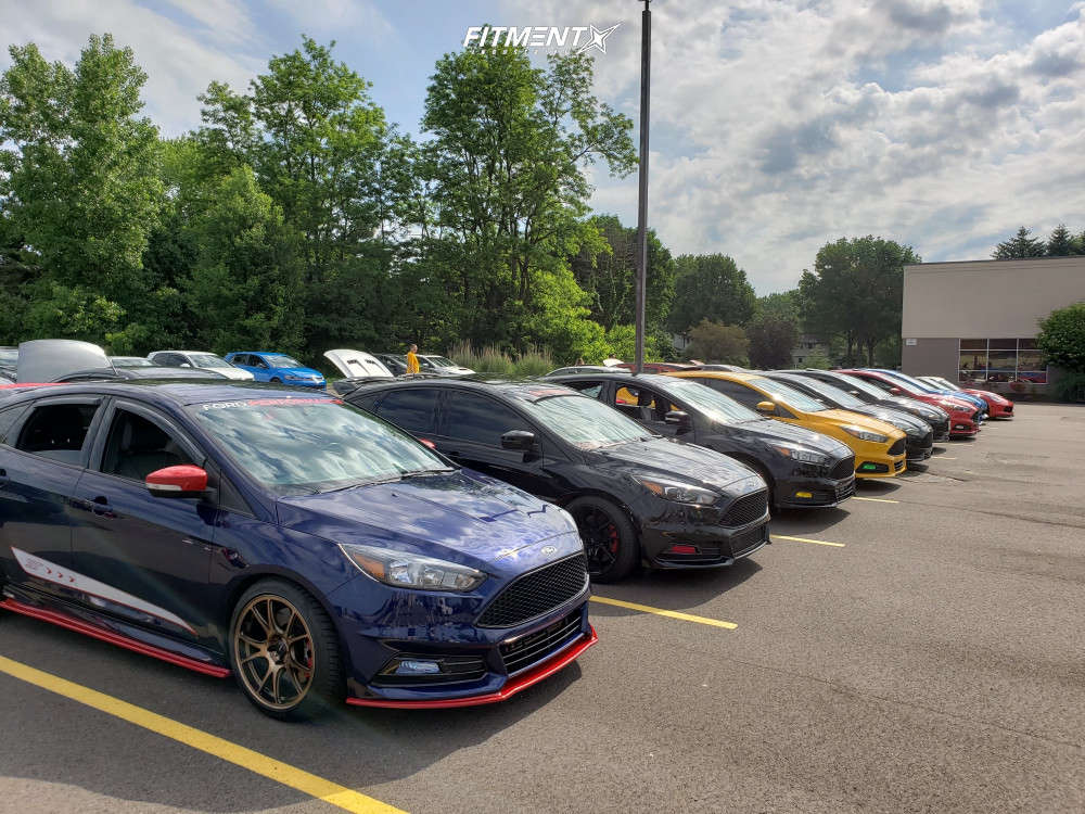 2017 Ford Focus ST with 18x9 Konig Freeform and Riken 235x40 on ...