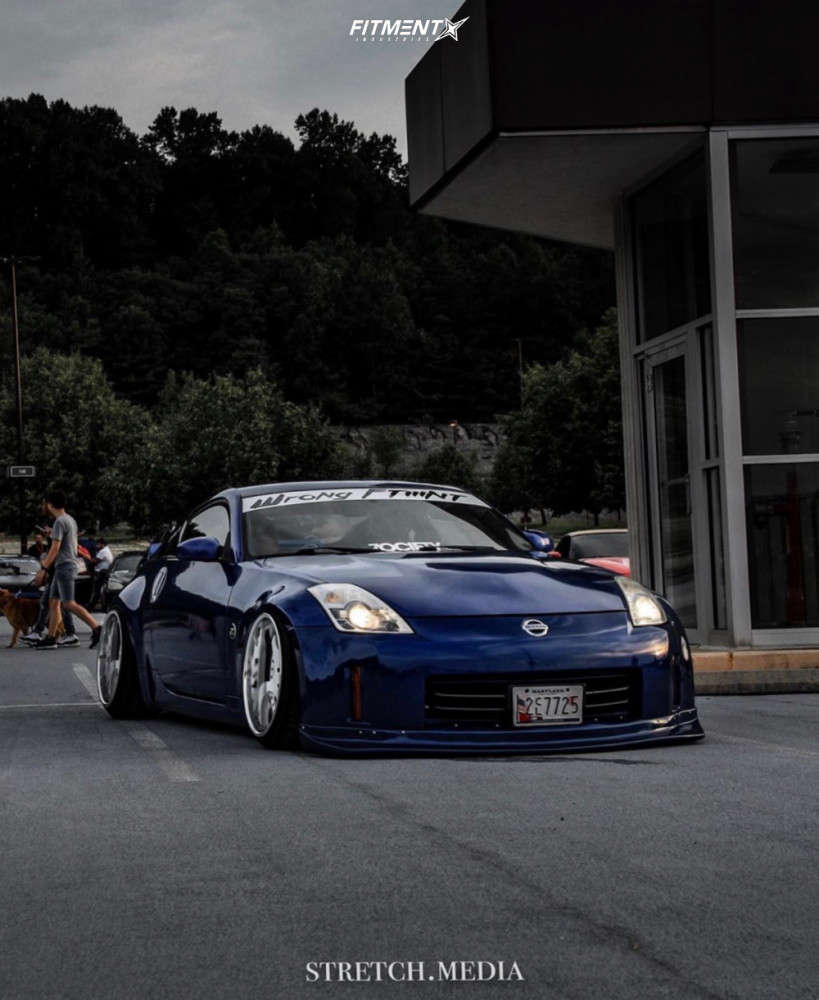 2007 Nissan 350Z Enthusiast with 19x11 Weds Bazreia and Federal 225x40 ...