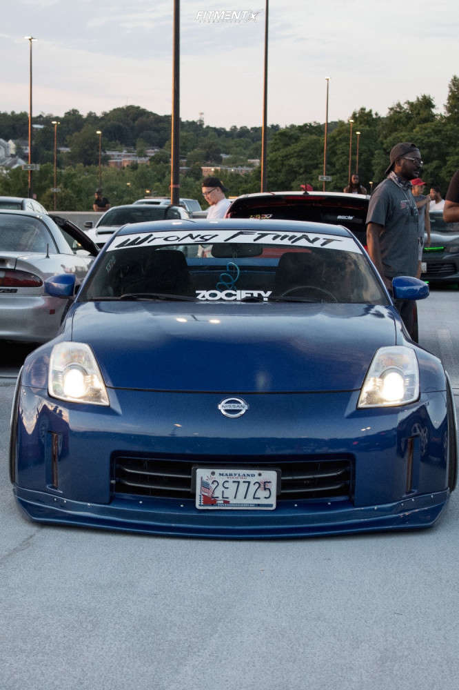 2007 Nissan 350Z Enthusiast with 19x11 Weds Bazreia and Federal 225x40 ...