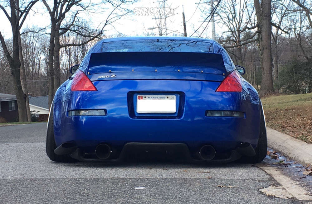 2007 Nissan 350Z Enthusiast with 19x11 Weds Bazreia and Federal 225x40 ...