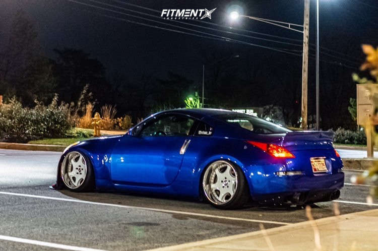 2007 Nissan 350Z Enthusiast with 19x11 Weds Bazreia and Federal 225x40 ...