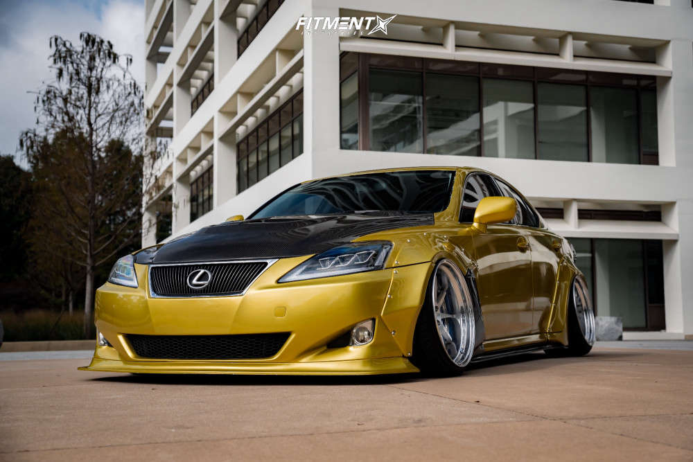 2008 Lexus IS250 4dr Sedan (2.5L 6cyl 6A) with 19x10.5 GMR VSS-5 and ...