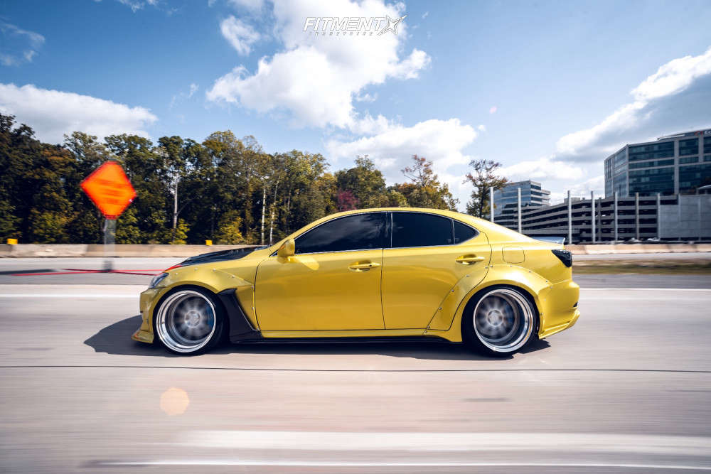 2008 Lexus IS250 4dr Sedan (2.5L 6cyl 6A) with 19x10.5 GMR VSS-5 and ...
