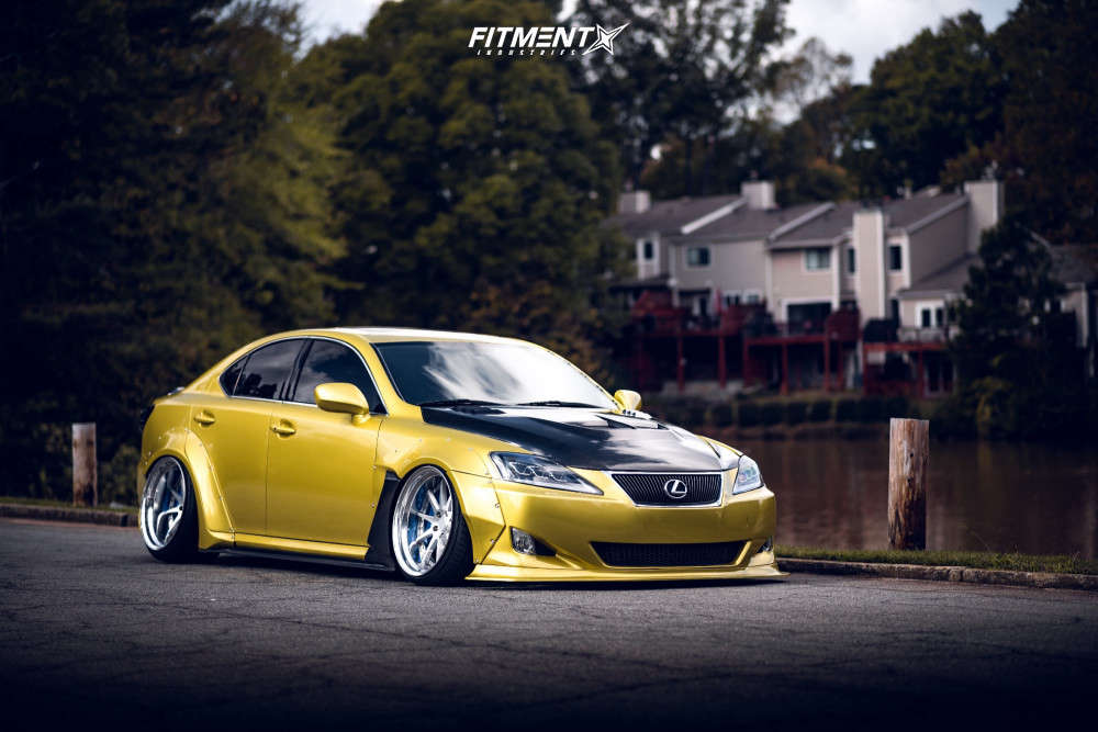 2008 Lexus IS250 4dr Sedan (2.5L 6cyl 6A) with 19x10.5 GMR VSS-5 and ...