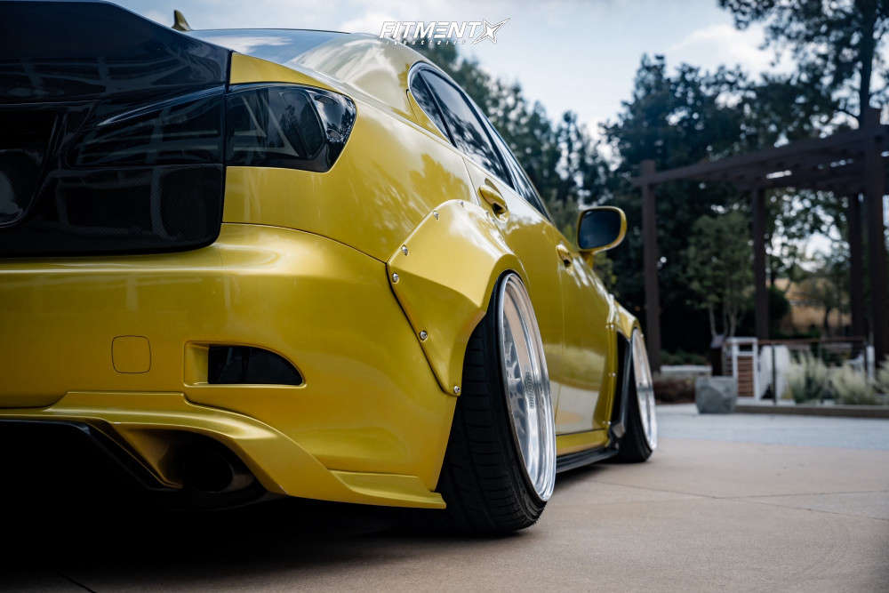 2008 Lexus IS250 4dr Sedan (2.5L 6cyl 6A) with 19x10.5 GMR VSS-5 and ...