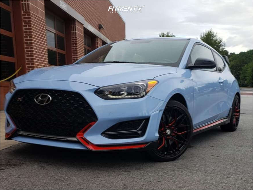 2019 Hyundai Veloster N Base with 18x8 Shift Spring and Michelin 225x40 ...