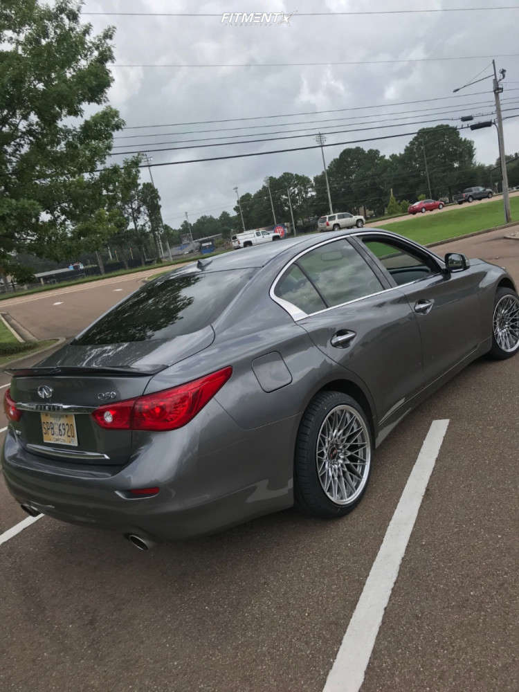 2015 INFINITI Q50 Premium with 18x10.5 F1R F23 and Achilles 265x30 on ...