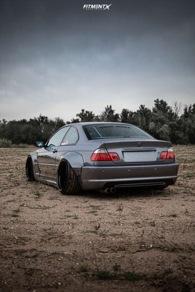 2000 BMW 323Ci Base with 19x12 Carline Nw9 and Goodyear 245x35 on Air ...