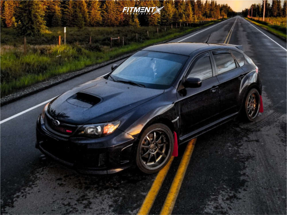 2011 Subaru WRX Base with 18x9.5 Rota P1r and Bridgestone 265x35 on ...
