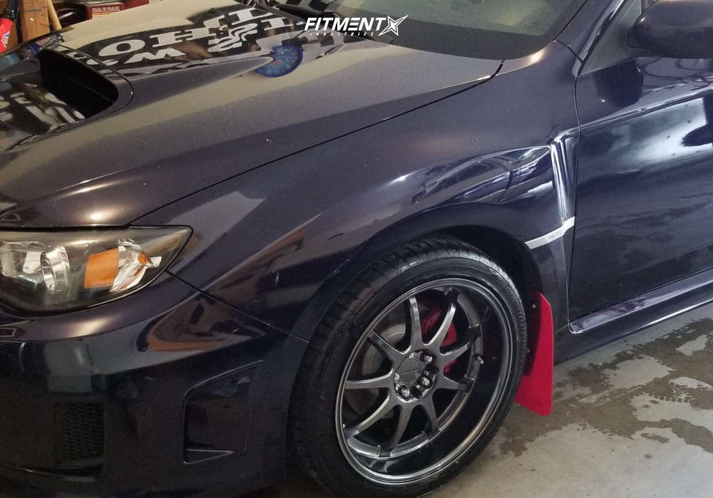 2011 Subaru WRX Base with 18x9.5 Rota P1r and Bridgestone 265x35 on ...