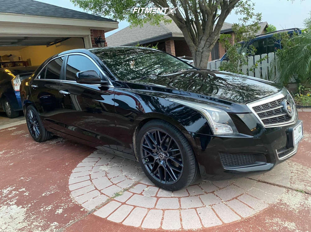 2014 Cadillac ATS Base with 18x8 Platinum Retribution and Nankang ...