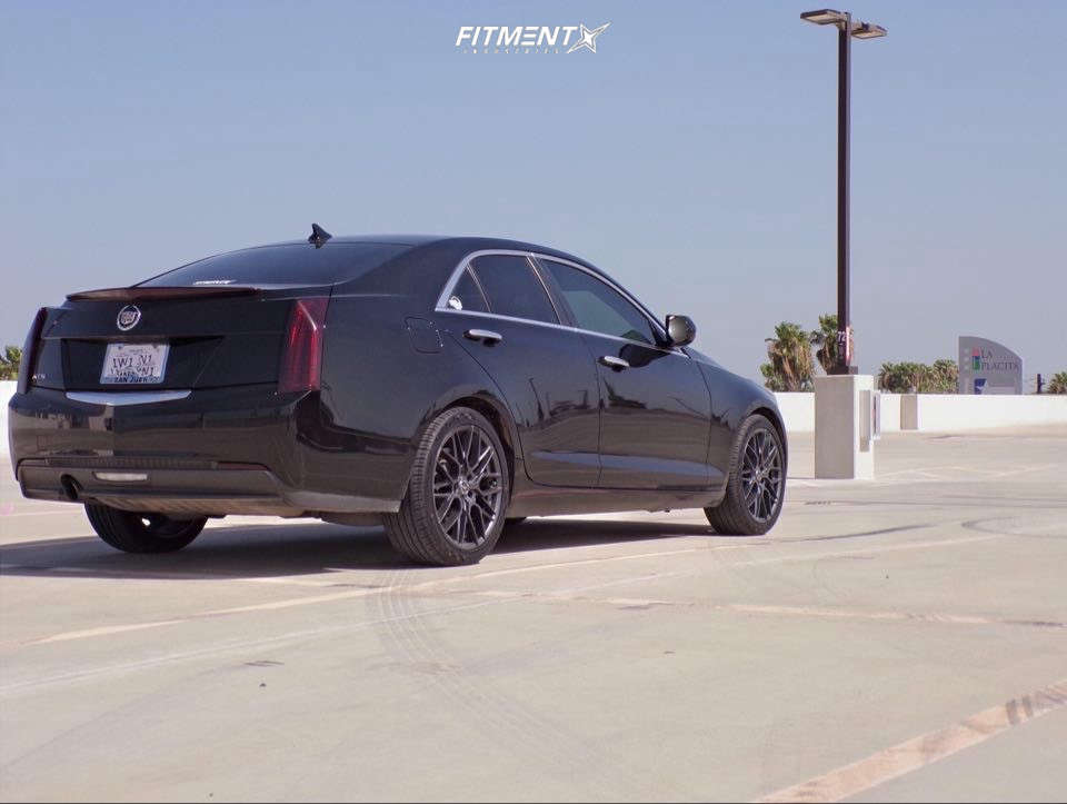 2014 Cadillac ATS Base with 18x8 Platinum Retribution and Nankang ...
