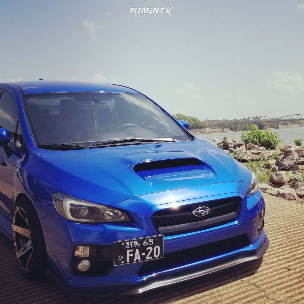 2017 Subaru WRX Base with 18x9.5 Cosmis Racing S1 and Cosmo 235x40 on ...